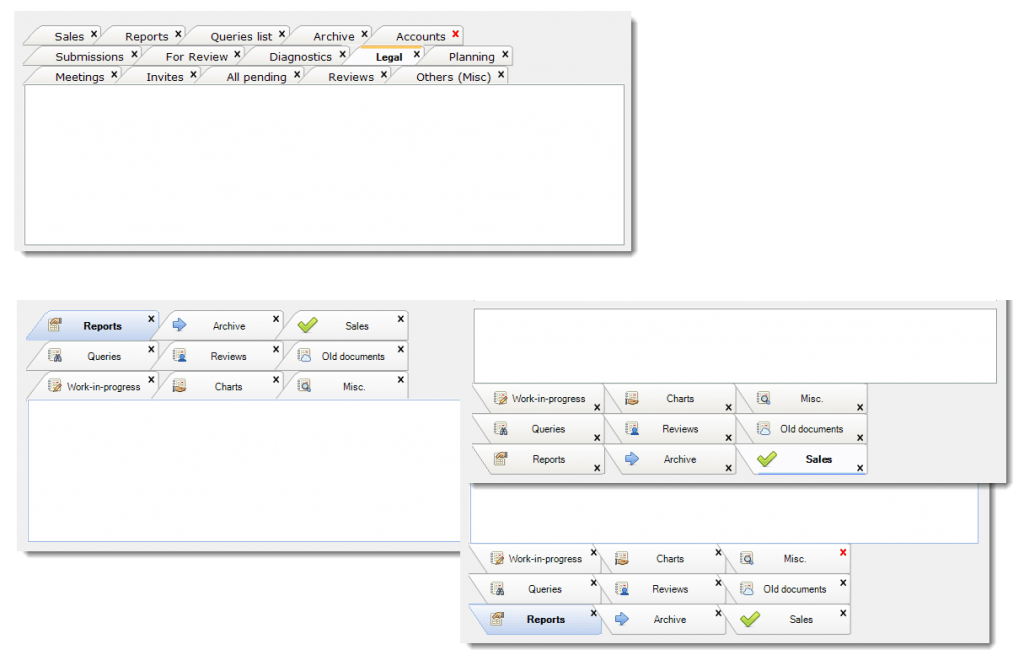 TabControl for WinForms - Customizable Tab Page headers and more ...