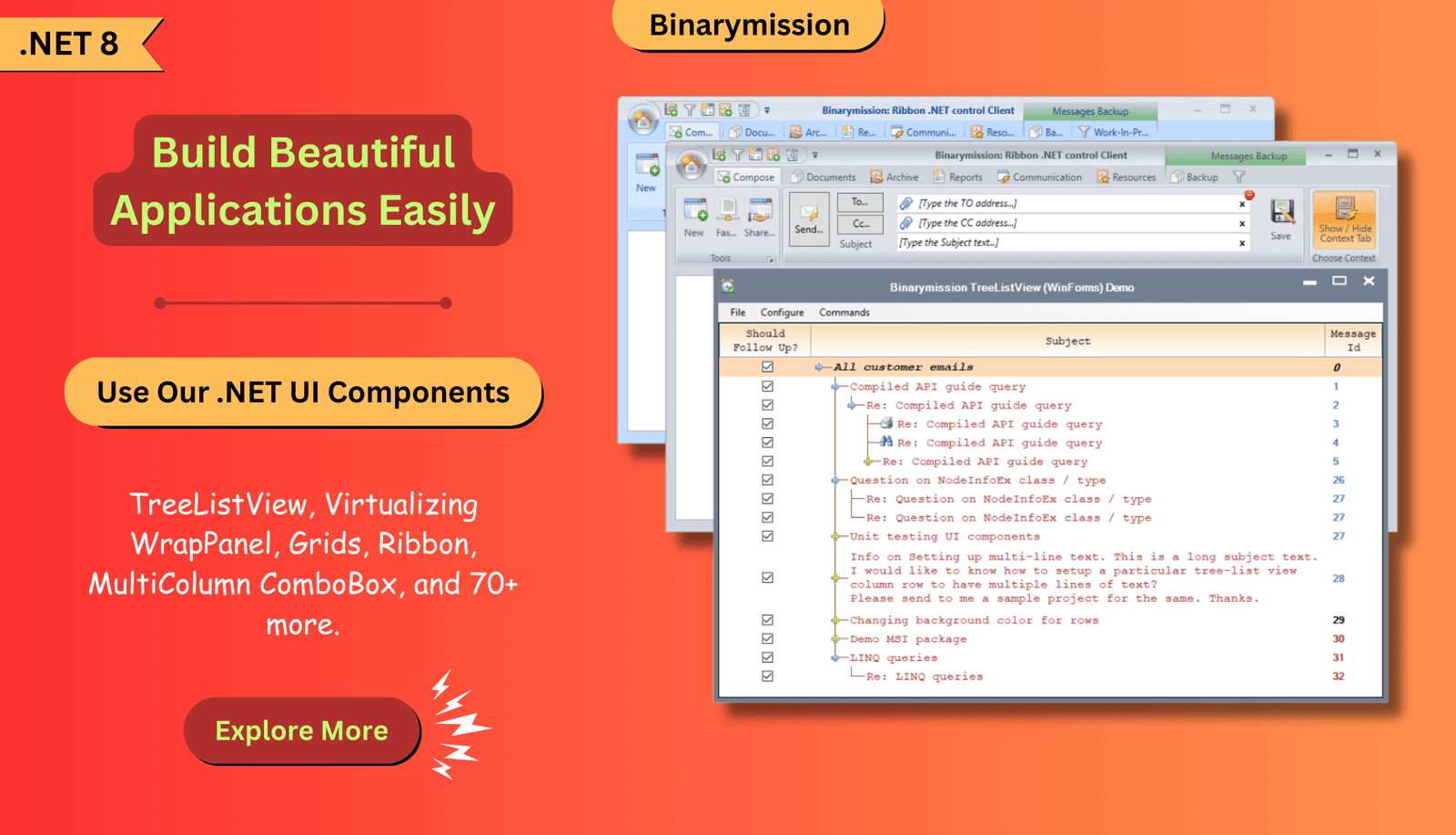 Beautiful Treelistview Control For Winforms Binarymission